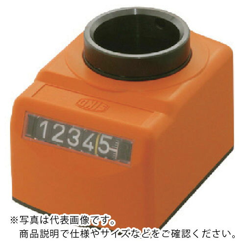 特長：シャフト穴径φ30mm(シャフトスリーブ使用でφ18、20、22、25が可能)ポリアミド製で軽量文字高さ6mm仕様：デジタルポジションインジケーター材質／仕上：ポリアミド(6ナイロン) オレンジ注意：起動時は許容転回数の1/3以下にし...