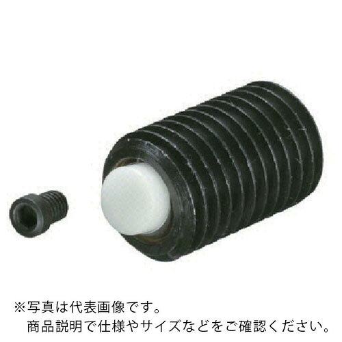 仕様：ボールユニット(スクリュータイプ)材質／仕上：本体：SCM440 焼入焼戻 黒染め HRC45ボール：SUS440チップ：ポリアセタール ホワイト注意：ボールを裏側から押し出し、付属の六角穴付きボルトにてチップを取付けて下さい。北海道...