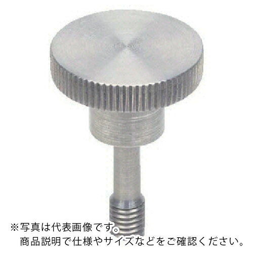 特長：外周ローレットにより指先での素早い操作が可能です。パネル固定用として最適です。パネルを取外した時にノブのネジ部がパネルに引っかかる為、紛失防止になります。仕様：外径(mm)：24ノブ高さ(mm)：15ねじ径：M6×1.0オネジ全長(m...