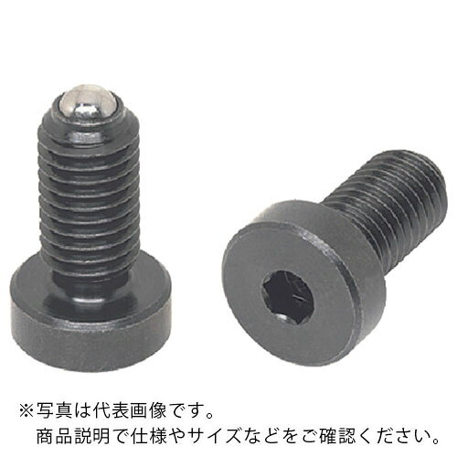 特長：ネジ部本体にスプリングを内蔵し、押し圧によってボールをストロークし位置決めします。仕様：荷重(N)：20.0〜35.0ストローク(mm)：2.0ボール径(mm)：6.0本体長さ(mm)：26ねじ径：M10×1.5材質／仕上：本体：SU...