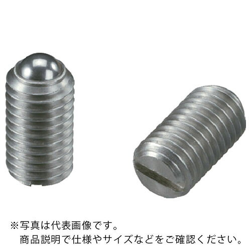 特長：ネジ部本体にスプリングを内蔵し、押し圧によってボールをストロークし位置決めします。仕様：荷重(N)：65.0〜125.0ストローク(mm)：3.5ボール径(mm)：10.0本体長さ(mm)：45ねじ径：M16×2.00材質／仕上：本体...
