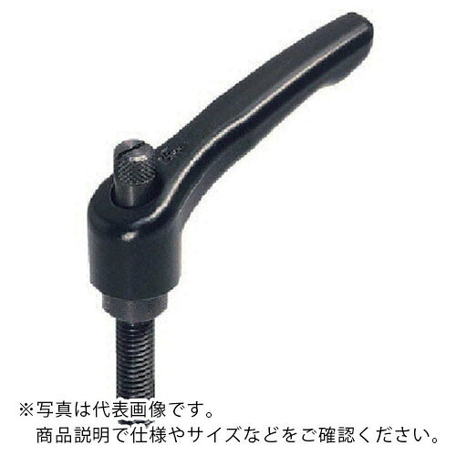 特長：ボス上部が突出しており、容易にレバーの引き上げ操作を行うことができます。仕様：クランプレバー材質／仕上：レバー：亜鉛ダイキャスト(ZDC1) 塗装 ブラックネジ部：SUM22L 黒染め注意：北海道・沖縄運賃1500円　●代表画像につい...