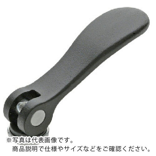 特長：一度適正な位置までねじ込めば、レバーを倒したり起こしたりする操作のみで、クランプ・アンクランプが行えます。仕様：カムレバー材質／仕上：レバー：アルミダイキャスト 黒色粉体塗装スラストワッシャー：ポリアミド(ガラス繊維強化) ブラックネ...