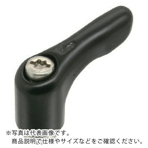 特長：半径(30mm)の回転でクランプできます。仕様：ミニクランプレバー(SUS製)材質／仕上：レバー：亜鉛ダイキャスト(ZDC1) 塗装 ブラックネジ部：SUS303注意：北海道・沖縄運賃1500円　●代表画像について 商品によっては、代...
