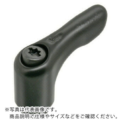 特長：半径(30mm)の回転でクランプできます。仕様：ミニクランプレバー材質／仕上：レバー：亜鉛ダイキャスト(ZDC1) 塗装 ブラックネジ部：SUM22L 黒染め注意：北海道・沖縄運賃1500円　●代表画像について 商品によっては、代表画...