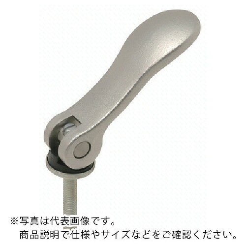 特長：一度適正な位置までねじ込めば、レバーを倒したり起こしたりする操作のみで、クランプ・アンクランプが行えます。スラストワッシャー以外はステンレス製で、防錆に優れています。ネジ部が回転しますのでレバー操作位置を任意調整できます。仕様：カムレ...