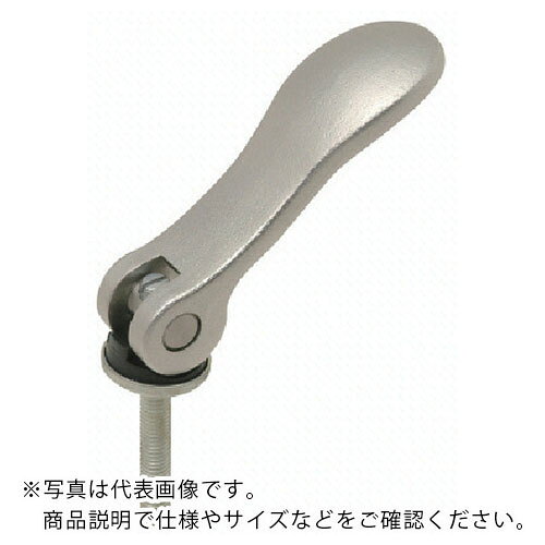 特長：一度適正な位置までねじ込めば、レバーを倒したり起こしたりする操作のみで、クランプ・アンクランプが行えます。スラストワッシャー以外はステンレス製で、防錆に優れています。ネジ部が回転しますのでレバー操作位置を任意調整できます。仕様：カムレ...