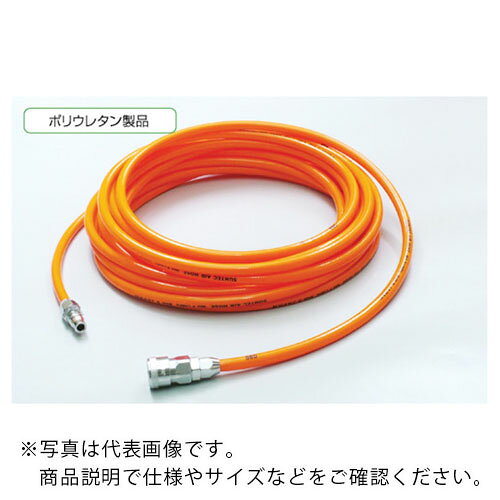 特長：カップリングがセットになった便利でお求めやすいエアーホースです。用途：工場内エアーツール用。仕様：外径(mm)：10色：オレンジ接続継手：ツータッチカップリング内径(mm)：7全長(m)：30最高使用圧力(MPa)：1.5使用温度範囲...