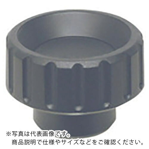 特長：外周のくぼみが操作性を向上させます。インサートにSUSを用いた完全防錆品で食品機械、衛生機器に最適です。仕様：外径(mm)：25ノブ高さ(mm)：19ねじ径：M6×1.0ねじ深さ(mm)：8材質／仕上：ノブ：ポリアミド つや消しブラッ...