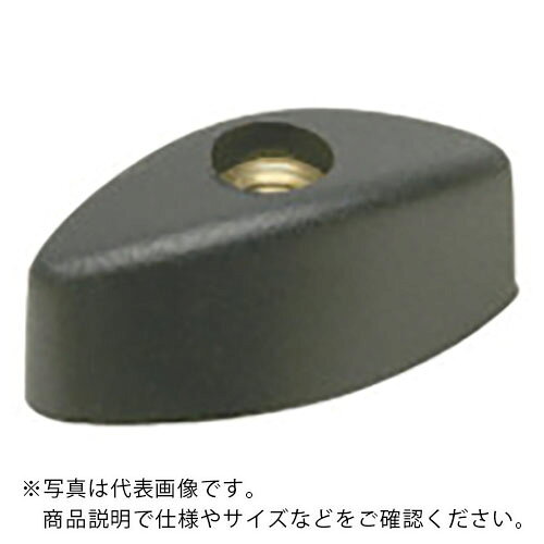 特長：T字型ですので力のかかりやすい小型ノブです。仕様：ロッキングキー(タップ穴)材質／仕上：ノブ：ポリアミド(ガラス繊維強化) ブラックタップ穴：黄銅(C3604B)注意：高温または多湿の条件下でご使用の場合は、樹脂の材料特性を劣化させる...