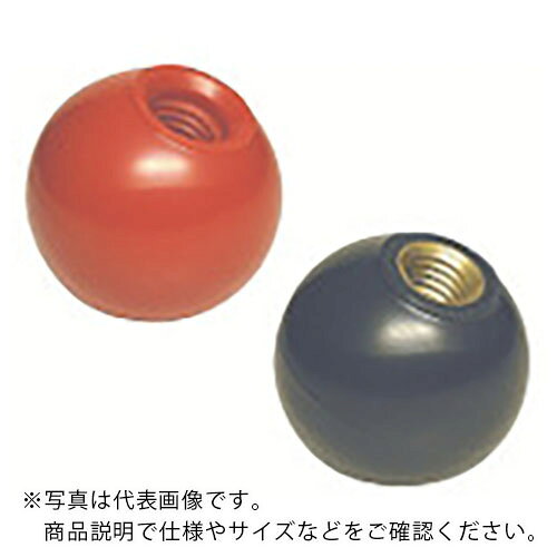 仕様：外径(mm)：20ねじ寸法：M6×1.0ねじ深さ(mm)：10プラスチック握り玉材質／仕上：グリップ：ABS樹脂 芯金：黄銅(カドミウム低減材)注意：接着剤使用の際は、ABS樹脂適応のものをご使用ください。高温または多湿の条件下でご使...