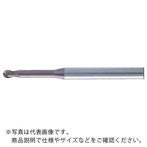 特長：狭くて深い加工に適した首逃げタイプです。低速から高速まで深彫り精密3次元加工に対応します。用途：被削材:炭素鋼、合金鋼、ステンレス鋼、調質鋼、焼入れ鋼(〜55HRC)。金型および部品の切削加工。仕様：ボール半径(R)：R0.7有効長(...
