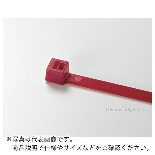 特長：カラフルなバリエーションの結束バンドです。電線束の分類、区別がひと目で判別できます。電線の保護色としても便利です。用途：電線束の分類・区別に。仕様：色：レッド幅(mm)：4.8長さ(mm)：383厚さ(mm)：1.5最大結束径(mm)...
