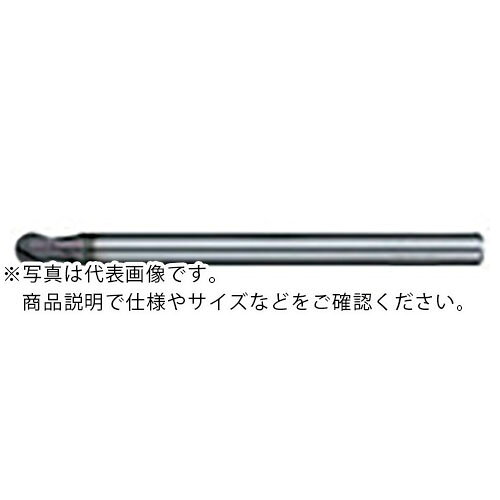 特長：高剛性設計でびびりのない高速加工が可能です。用途：被削材：炭素鋼、合金鋼、プリハードン鋼。仕様：ボール半径(R)：R1.25刃長(L)：2.5全長(L)：60シャンク径(d)：4有効長(L1)材質／仕上：超微粒子超硬合金　●代表画像に...