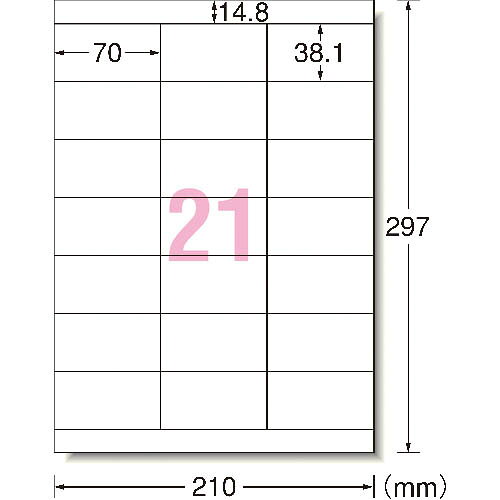 特長：ラベル・台紙共に古紙パルプ配合率70％の再生紙を使用しています。無料印刷ソフト「ラベル屋さん」ほか、市販のソフトを使えばデザイン編集も手軽にできます。作業現場やオフィスなどでのラベル作成におすすめです。各種プリンタで印刷できます。用途...