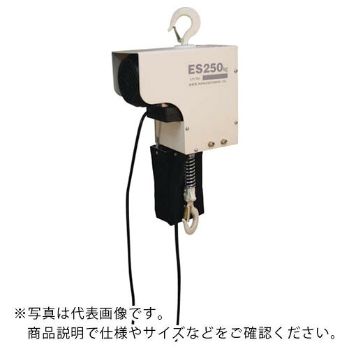 仕様：定格荷重(t)：0.25標準揚程(m)：6巻上速度(m/min)：3フック間最小距離(mm)：495時間定格(min)：5操作電圧(V)：100電源：100電源コード(m)：3　●メーカー取寄商品について 本商品はメーカーからの取寄商...