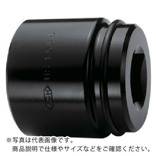 特長：ピン.Oリングで固定しますのでソケットの脱着を防ぎます。用途：六角ボルト・ナットの締結作業仕様：対辺寸法(mm)：110差込角(mm)：38.1全長(mm)：137JIS表示認定工場製材質／仕上：材質:SCM435表面処理:カチオン電...