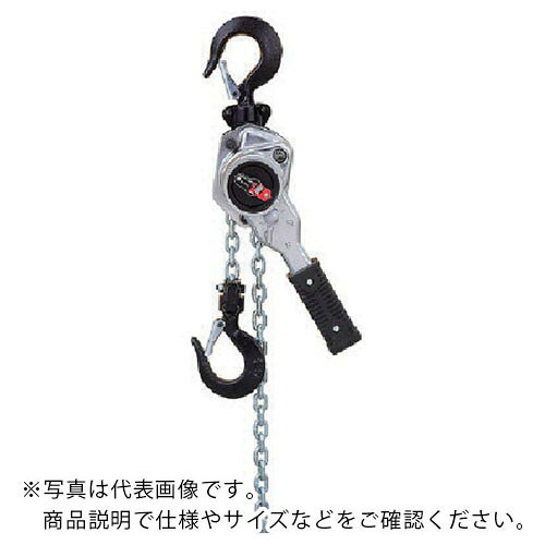 特長：独自の遊転機構により非常に使いやすく引っかかりもありません。用途：荷締、牽引、板金作業に仕様：定格荷重(t)：0.25標準揚程(m)：1.0メッキチェーン仕様メッキボディ仕様材質／仕上：スチール　●代表画像について 商品によっては、代...