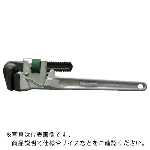 特長：歯のピッチを細かくし被覆管に傷がつきにくい設計です。用途：ポリ・塩ビ系被覆鋼管の締め付け・解体作業に。仕様：くわえられる管呼び寸法：8A〜65Aくわえられる管外径(mm)：10〜83全長(呼称)(mm)：450重量：1.20kg材質／...