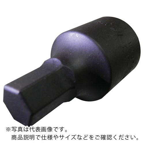 特長：ラチェットハンドルなどに取り付けて使用するソケット及びアクセサリーです。用途：六角穴付きボルト用仕様：差込角(mm)：9.5全長(mm)：75ソケット内容(mm)：ヘックスソケット：12材質／仕上：特殊合金鋼　●代表画像について 商品...