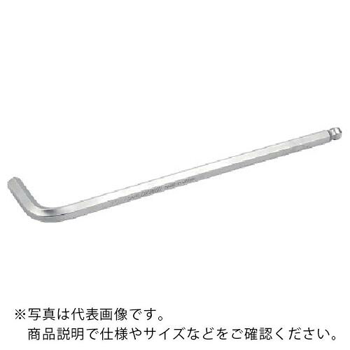 特長：六角棒の先端平面角は、各辺均等に面取りを行っていますので、六角穴へ差込が容易となっています。先端のボールポイント加工により最大25°の角度からネジをまわす事が出来るので狭所でも作業が簡単かつ迅速です。用途：六角穴付きボルト・六角穴付き...
