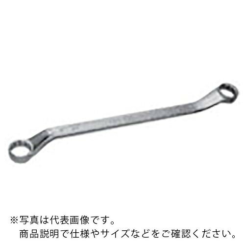 特長：両口共メガネタイプですので、本締め作業に適してる商品です。用途：六角ボルト・ナットの締結作業。仕様：全長(mm)：392対辺寸法(mm)：26×29板厚(mm)：13.5×16材質／仕上：材質:S53C表面処理:ニッケルクロムメッキ　...