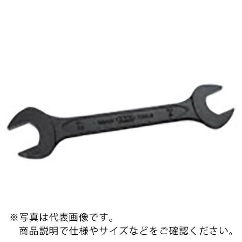 特長：JIS規格品です。1本で2サイズのボルトナットの締結作業ができます。スパナの利点である仮締め時の早回しが可能です。口の傾き角度が約15°付いており裏表を使用することで狭い場所での作業を可能とします。用途：六角ボルト・ナットの締結作業に...