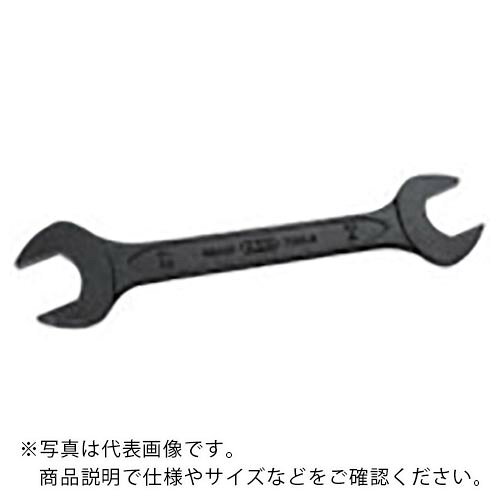 特長：JIS規格品です。1本で2サイズのボルトナットの締結作業ができます。スパナの利点である仮締め時の早回しが可能です。口の傾き角度が約15°付いており裏表を使用することで狭い場所での作業を可能とします。用途：六角ボルト・ナットの締結作業に...
