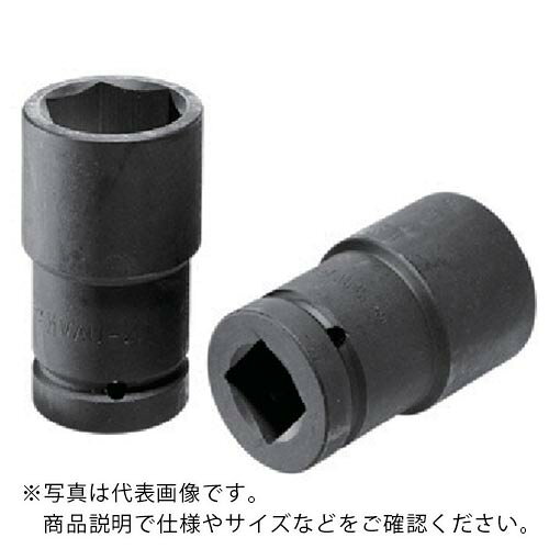 特長：ピン.Oリングで固定しますのでソケットの脱着を防ぎます。狭い箇所にも使用しやすいロングタイプです。用途：六角ボルト・ナットの締結作業。仕様：差込角(mm)：25.4対辺寸法(mm)：32全長(mm)：100JIS表示認定工場製材質／仕...