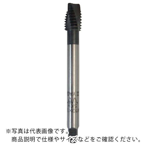 特長：止り穴の加工深さがタップの呼び寸法の倍程要する場合に最適です。刃長がショートタイプです。用途：深穴の止り穴加工用。被削材:一般鋼、低・中炭素鋼、合金鋼。仕様：精度：JIS2級呼び寸法：M6.0ピッチ(mm)：1.00全長(mm)：61...