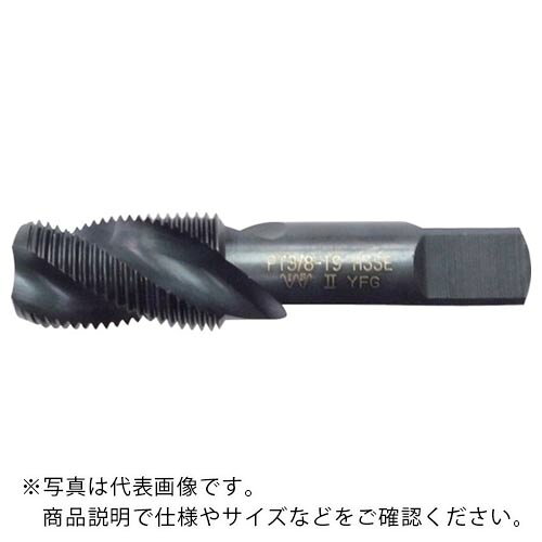 特長：管用のスパイラルタップです。管用テーパーねじ用タップは管・管用部品等の接続においてねじ部の耐密性を主目的とするもののねじ立てに使用され、PTタップで加工されたPT雌ねじはPT雄ねじとはめあい使用されます。用途：加工ねじ:テーパーねじ用...