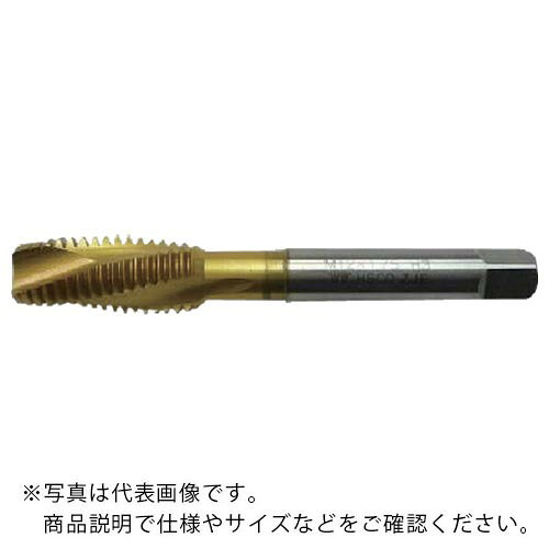 特長：表面が超硬膜になっているので、耐摩耗性・耐溶着性が大きいです。高モリブデン含有により靭性があり、高硬度・耐熱・耐磨耗性に秀れています。全体溝が左螺旋状溝となっているので、切粉が進行前方へ残らず排出されます。用途：通り穴専用。被削材:ス...