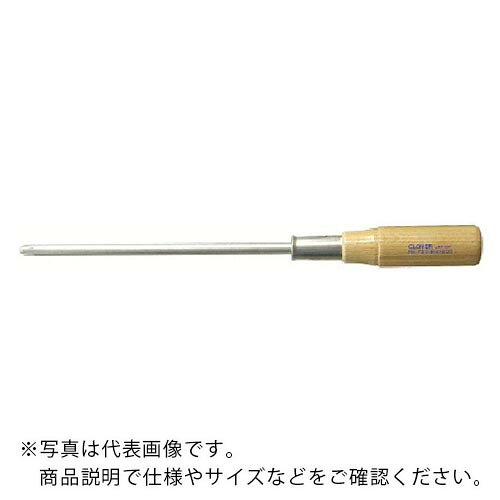 特長：木柄ハンドルのドライバーです。ハンマーで叩ける座金付です。用途：プラスネジ回しに。仕様：刃先：［［＋］］4軸長(mm)：200全長(mm)：330先端サイズ：＋4全長×軸長×ハンドル径(mm)：330×200×30木柄貫通タイプ先端：...