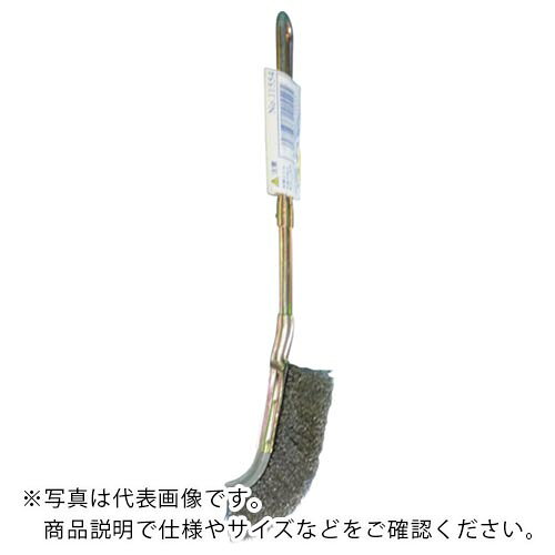 特長：J型になっているので、隅にも毛先が届きやすいです。6番チャンネル(幅6mm)チャンネルの1行型ブラシです。毛量が豊富です。用途：下地調整。仕様：毛材：ステンレス行数(行)：1線径(mm)：0.2植付(mm)：70毛丈(mm)：18全長...