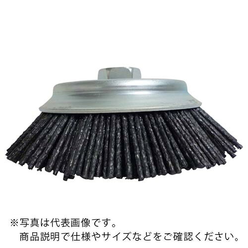 特長：ステンレスにも焼き付きません。減耗量（磨耗量＋折損量）が大幅に減少します。あらゆる形状の作業面を確実にとらえます。母材を痛めず研磨・研削が同時にできます。作業性、耐久性に優れていて、経済効果も抜群です。黒皮剥離や、バリ取りにも、驚異的...