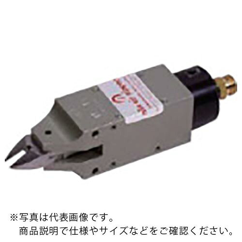 特長：MR10Aの角型タイプです。本体が角で四面に取付穴があいているため、機械等へのセッティングが簡単です。。刃の交換により、切断等あらゆる作業が行えます。用途：切断・曲げ・穴抜き・かしめ等の作業に。仕様：加圧力(N)：1879空気消費量(...