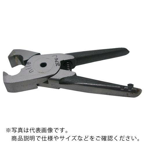 特長：エアーニッパ用の替刃です。金属線等切断用です。刃部に超硬チップを使用しています。用途：銅線・鉄線・ステンレス線・ピアノ線等の切断作業に。仕様：切断能力(mm)鉄線：1.0切断能力(mm)銅線：1.6適合本体機種：MR10・MP10・M...