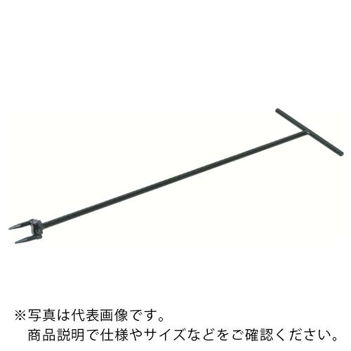 特長：ピン幅が調整可能でバルブサイズに合わせ対応できます。用途：水栓バルブ、消火バルブ開けに。仕様：全長(mm)：1000ピン可動幅(mm)：40〜75軸径(mm)：16材質／仕上：鉄SS材　●代表画像について 商品によっては、代表画像を使...