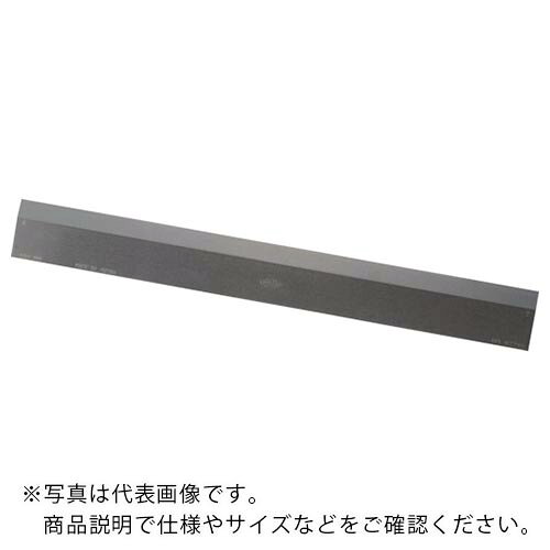 用途：真直度測定。ケガキ作業。仕様：幅(mm)：75厚さ(mm)：8全長(mm)：1500真直度(mm)は±0.025精度保障は一面のみ使用面はベベル状に加工材質／仕上：S45Cセット内容／付属品：木箱ケース入り注意：使用後の防錆処理　●メ...