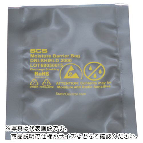 特長：アルミ層のあるポリエステルを使用し、内側・外側ともに静電防止加工をしている防湿シールドバッグです。ESD事象やEMIによる製品の損傷も防ぎます。軽量であり、かつ強度にも優れています。用途：防湿性を要求される電子部品の保護。仕様：厚さ(...