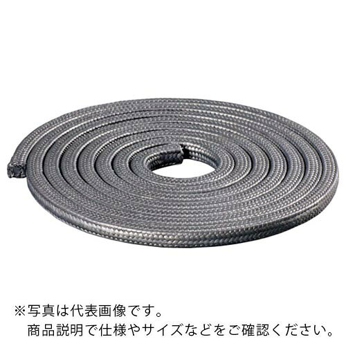 特長：耐薬品性に優れ、一般的なテフロンパッキンに比べ、高温時の熱収縮が大幅に改善されています。装着箇所の寸法に合わせリング成形品も別途製作可能ですのでご相談下さい。用途：バルブ、回転ポンプ、往復動機器、回転機器に。仕様：色：黒幅(mm)：9...