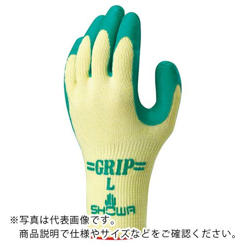 特長：ゴム臭を抑えた特殊配合の樹脂を使用しています。格段の柔らかさと強力なすべり止め効果があります。抗菌防臭加工を施しているので、汗臭さ・細菌・カビを防ぎ、衛生的です。用途：運送業、倉庫業、土木・建築作業。仕様：色：グリーンサイズ：S全長(...