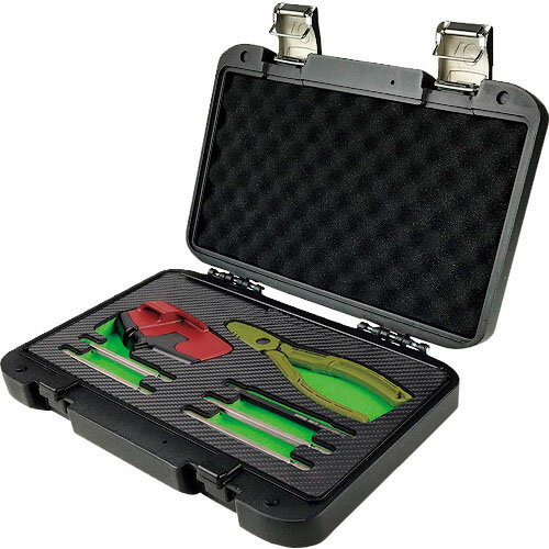 特長：様々なねじトラブルに対応するベストアイテムを揃えた工具セットです。ねじ外し工具の中でも使用頻度の高い、厳選された工具をセットしています。コンパクトに収納できる専用ケース付です。外装はハードケース、内装は衝撃を吸収するクッション材を使用...