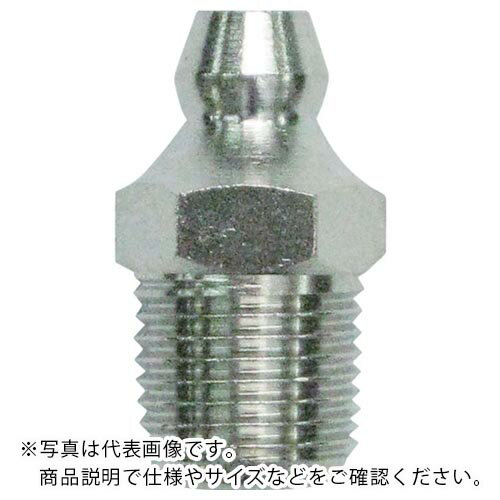 特長：黄銅製のグリースニップルです。用途：グリースの注油口に。仕様：接続口径:M10×1.0ねじ長さ(mm):9形状:A型全長(mm):20六角二面幅(mm):10A型ストレート グリースニップル10個入材質／仕上：本体:黄銅部品:鋼球・硬...