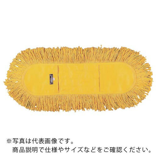 特長：油性吸着剤の力で、掃く・拭く・磨くを一度にこなします。用途：床清掃用モップ替え糸として。事務所、店舗、学校、工場の床清掃に。仕様：幅(mm)：850適合本体：CL-330-060-0色：黄スペア材質／仕上：糸：綿・スフ混布：綿100％...