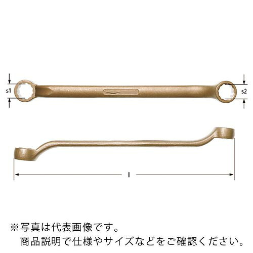 特長：可燃性雰囲気の状況下で使用可能な防爆仕様です。ベリリウム銅合金製なので、防爆工具としては比較的硬度が高く変形しにくいです。非磁性のため、磁気を帯びません。ミリサイズです。ボックス部分がオフセットしているので、ボルトが並んだところでも隣...