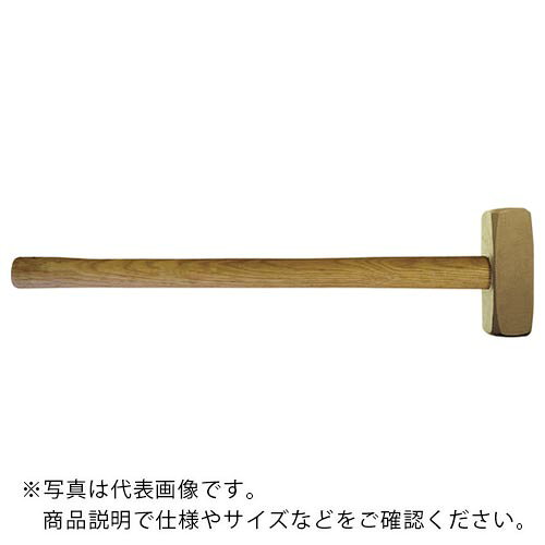 特長：可燃性雰囲気の状況下で使用可能な防爆仕様です。ベリリウム銅合金製なので、防爆工具としては比較的硬度が高く変形しにくいです。非磁性のため、磁気を帯びません。用途：防爆作業に。仕様：頭長(mm)：135頭径(mm)：44全長(mm)：40...