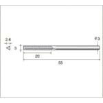 特長：ダイヤモンド砥粒を採用し切れ味、耐久性に優れたヤスリです。精密仕上げ用として最適な形状です。用途：金型鋼、焼入鋼、超硬等の高硬度金属やセラミックス等の仕上加工に。各種金型の研磨仕上、機械部品のバリ取りや研磨仕上に適しています。仕様：全...