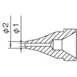 仕様：内径(mm)：1.0外径(mm)：2.0白光　ノズル　1.0MM　S型適用吸取器：FR-301、FR-410　●代表画像について 商品によっては、代表画像を使用している場合がございます。 商品のカラー、サイズなどが異なる商品をイメージ...