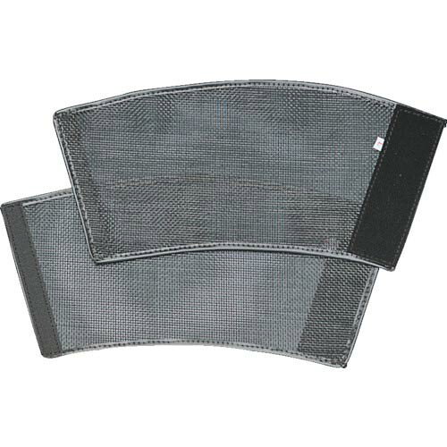 特長：メッシュタイプで通気性抜群です。用途：ズボンの裾の巻き込み防止。鉄鋼業、造船業などに。仕様：色：ブラックサイズ：M全長(cm)：16厚さ(mm)：0.7幅(cm)：37丈(cm)：16足周り(cm)：37材質／仕上：ポリエステル糸に塩...
